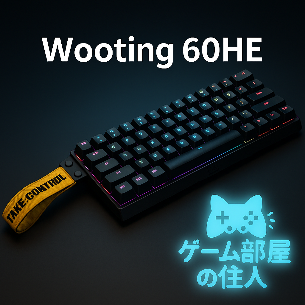 Wooting 60HE レビュー｜2025年おすすめモデルの実力とは？【買ってよかった】